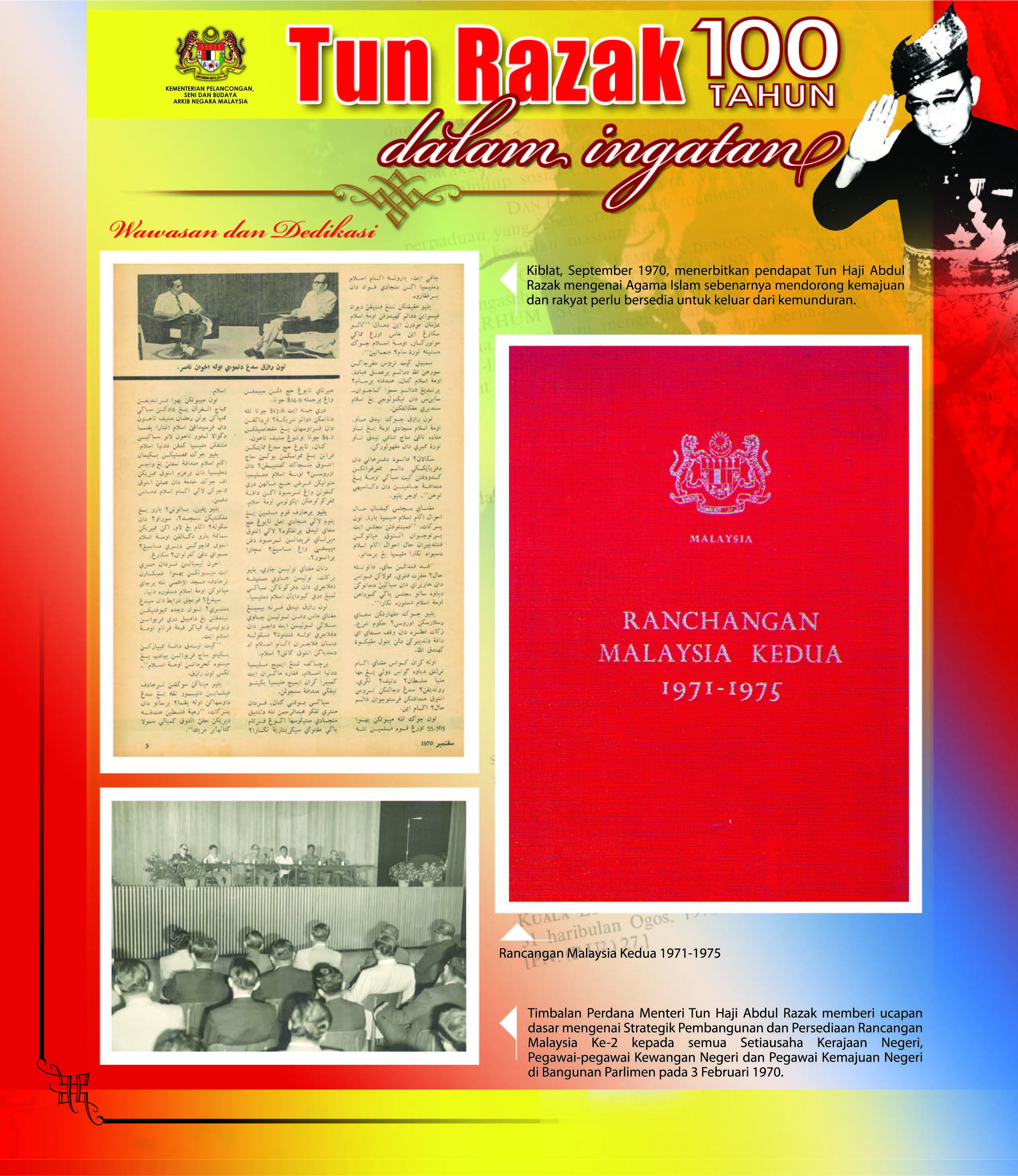 Pameran 100 Tahun Tun Razak Dalam Ingatan