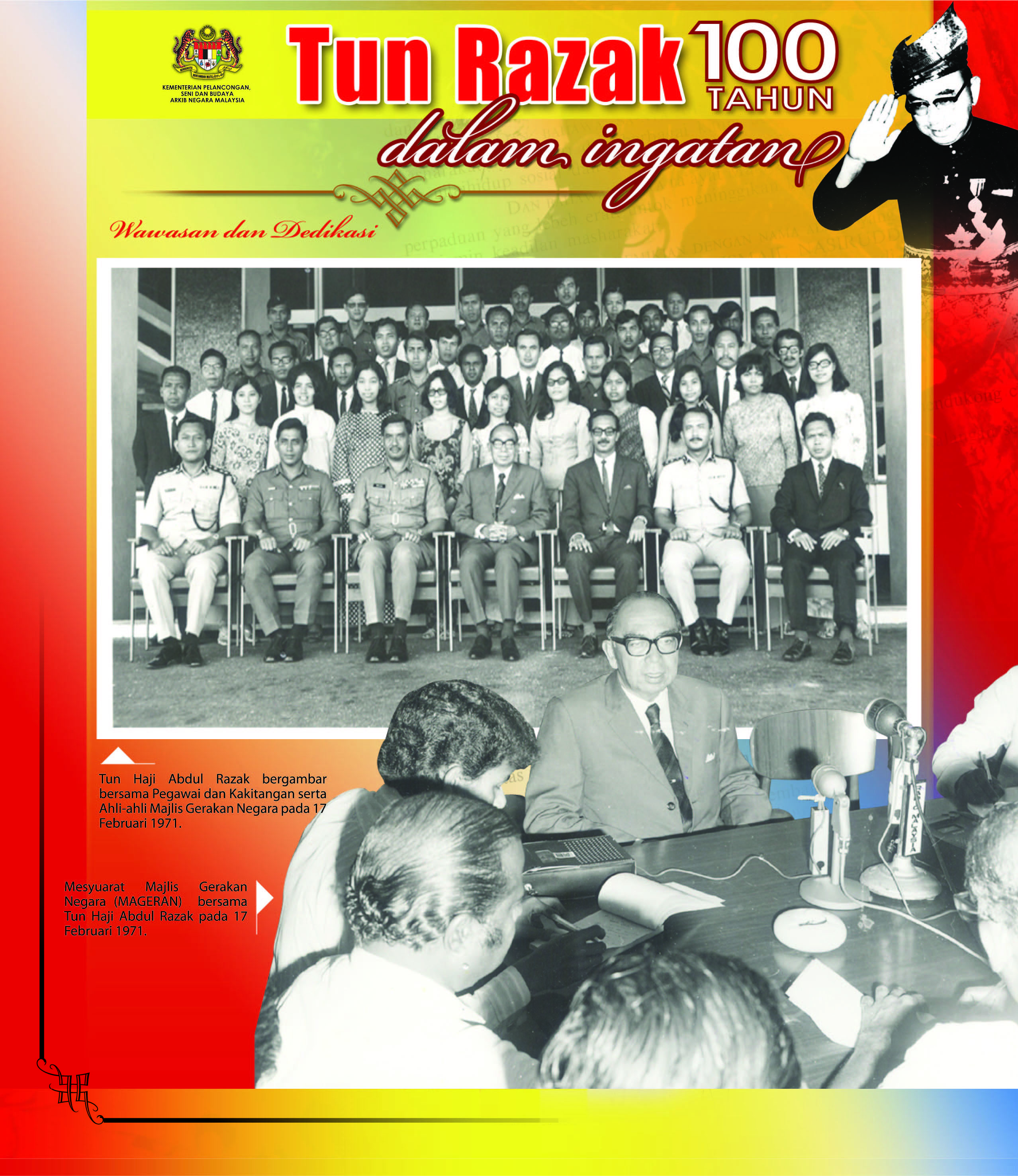 Pameran 100 Tahun Tun Razak Dalam Ingatan